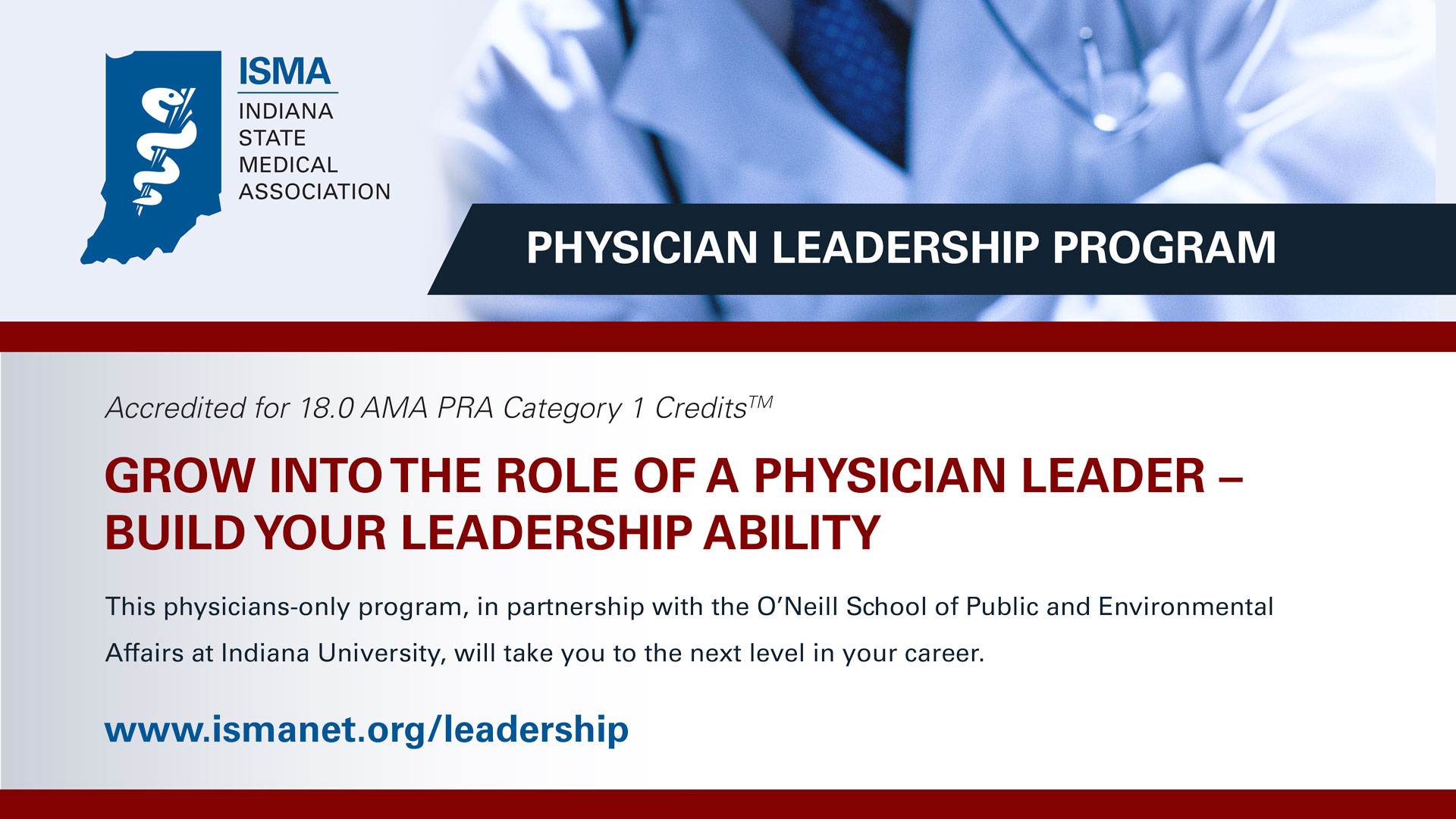 Physician Leadership Program begins soon; register now